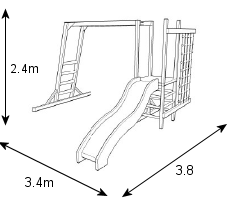 Monkey Bar Dimensions Sketch Coloring Page